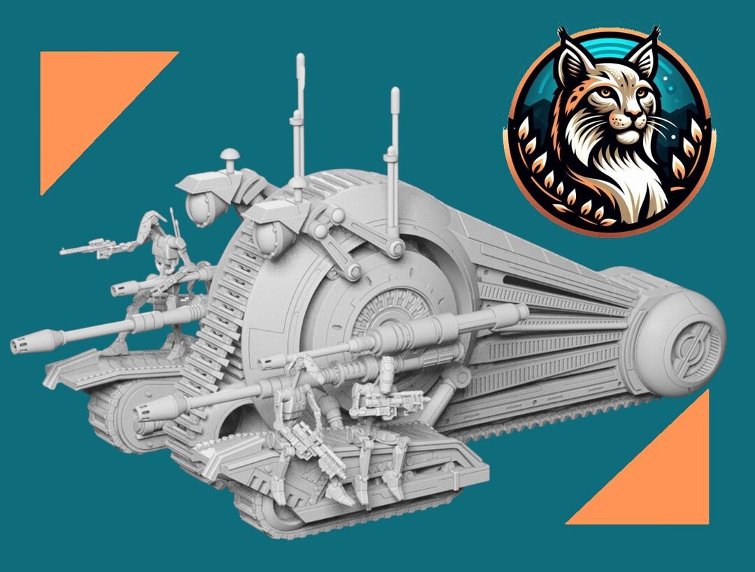 NR N-99 Persuader Tank / Legion Compatible / Premium 3D Printed Galaxy ...