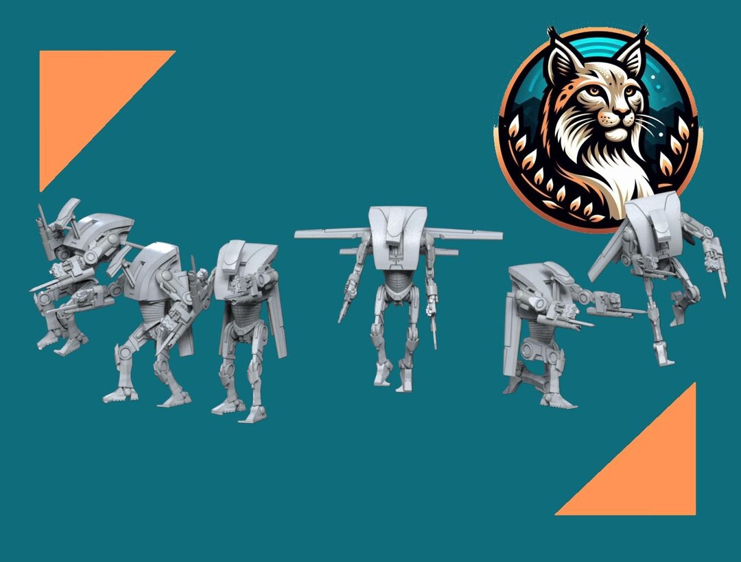 B1-A Air Battle Droid / Legion and Shatterpoint Compatible / Premium 3D ...