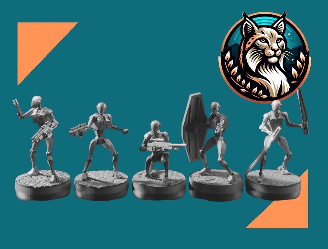 Commando Droids / Legion and Shatterpoint Compatible / Premium 3D ...