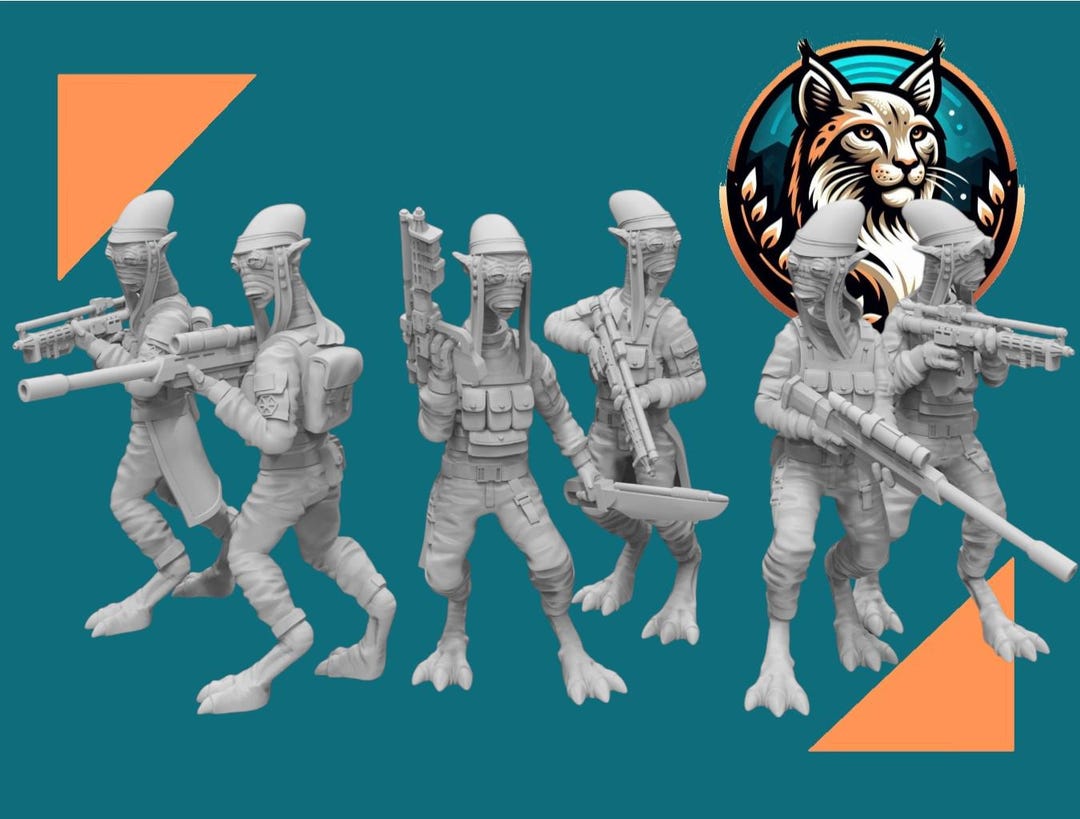 Gossam Commandos / Legion Compatible / Premium 3D Printed Galaxy ...