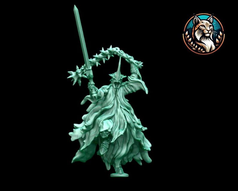 King Wraith MESBG / Premium 3D Printed Fantasy Tabletop Miniature 28mm ...