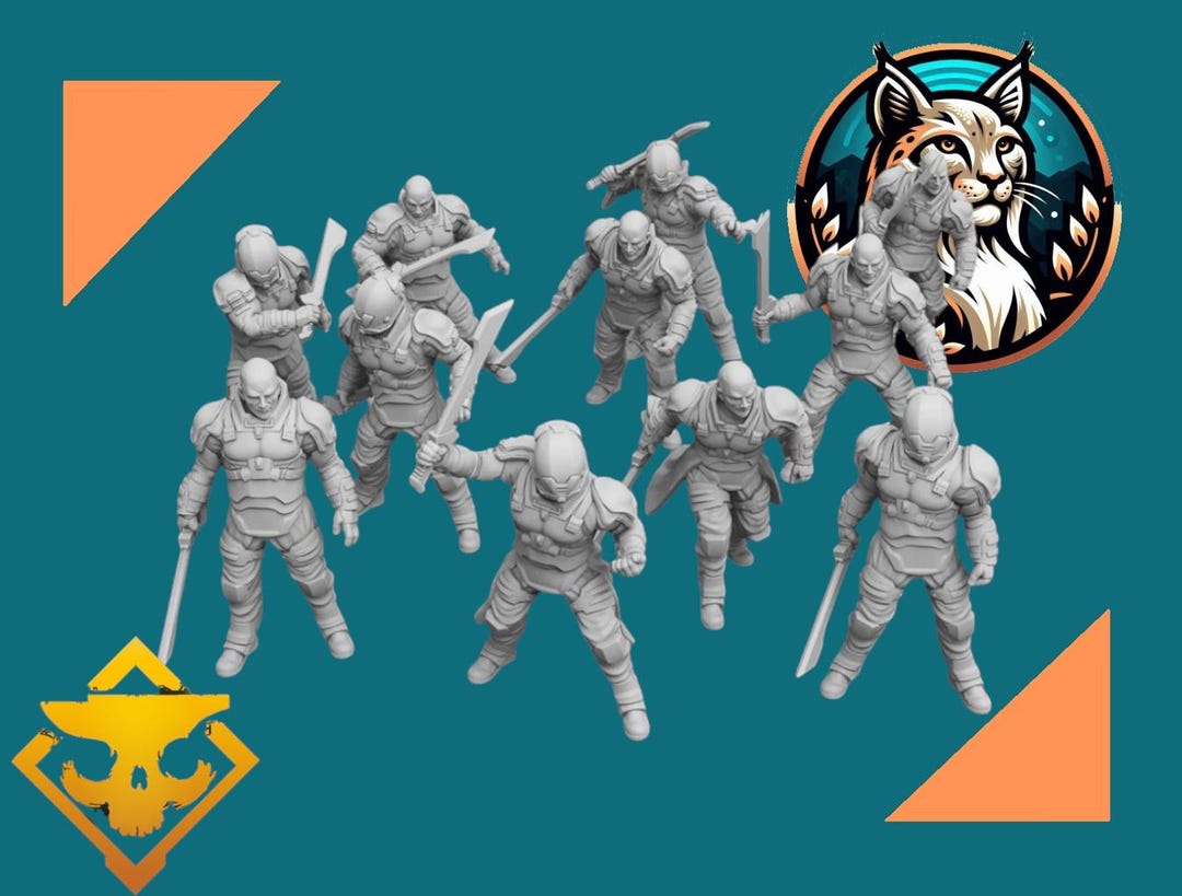 Harbinger Praetorian / Premium 3D Printed Fantasy Tabletop Miniature ...