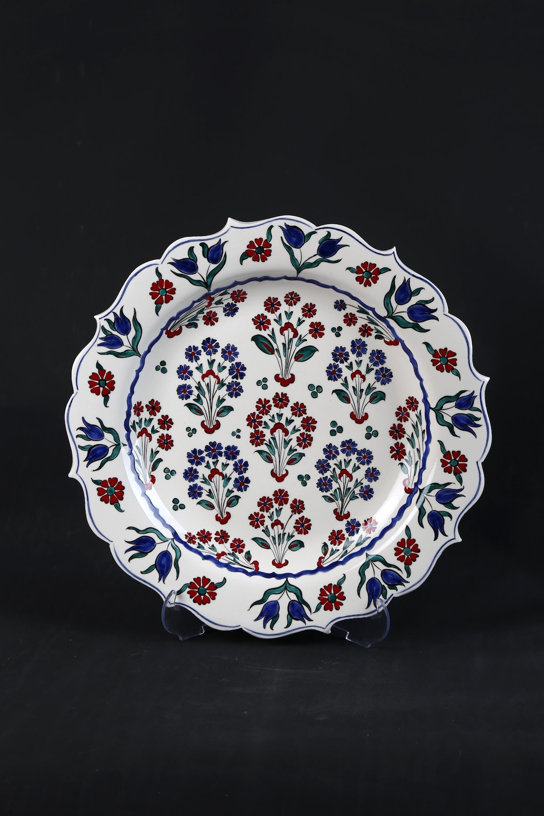 İznik Tile Turkish Replica Plate Handmade Wall Decor Gift İtem - Etsy