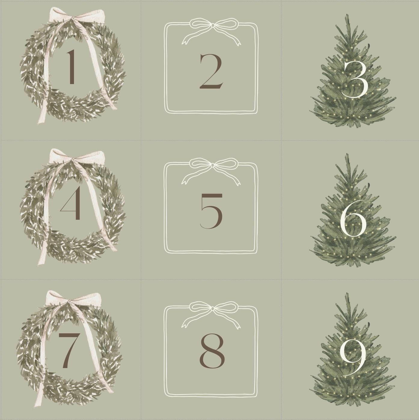 Advent Calendar Scripture Cards - Etsy
