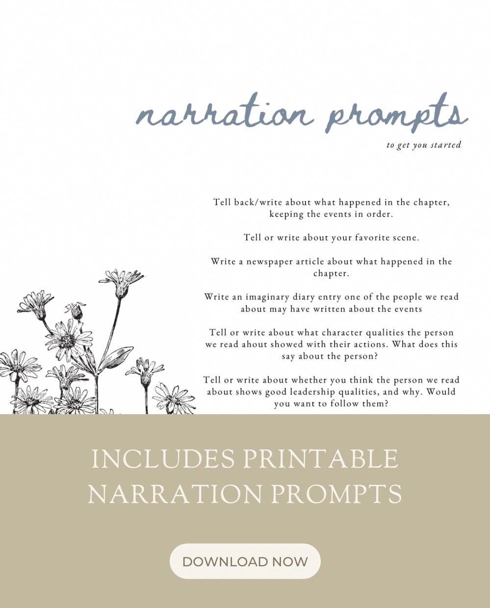 Wisdom & Wonder | Narration Notebook - Etsy