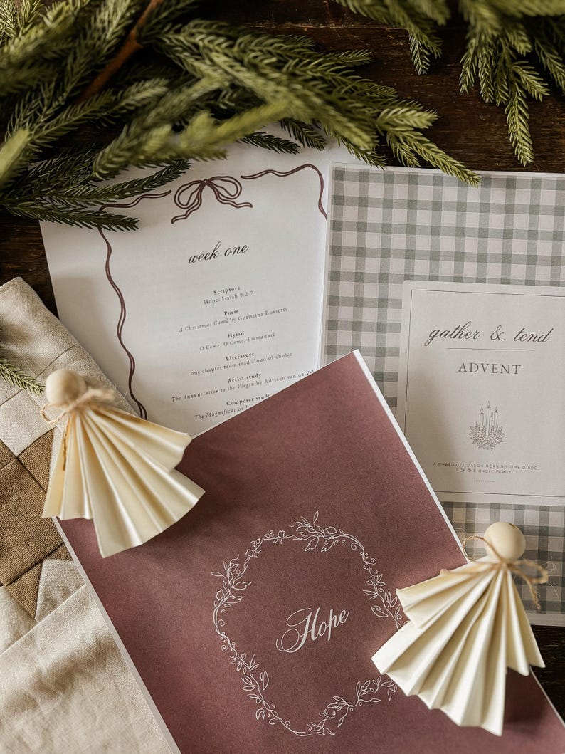 Gather & Tend Advent | Charlotte Mason Morning Time Guide - Etsy