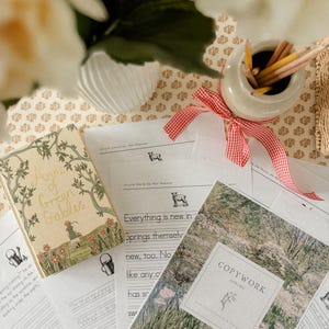 Copywork Bundle: Spring | Charlotte Mason-inspired - Etsy
