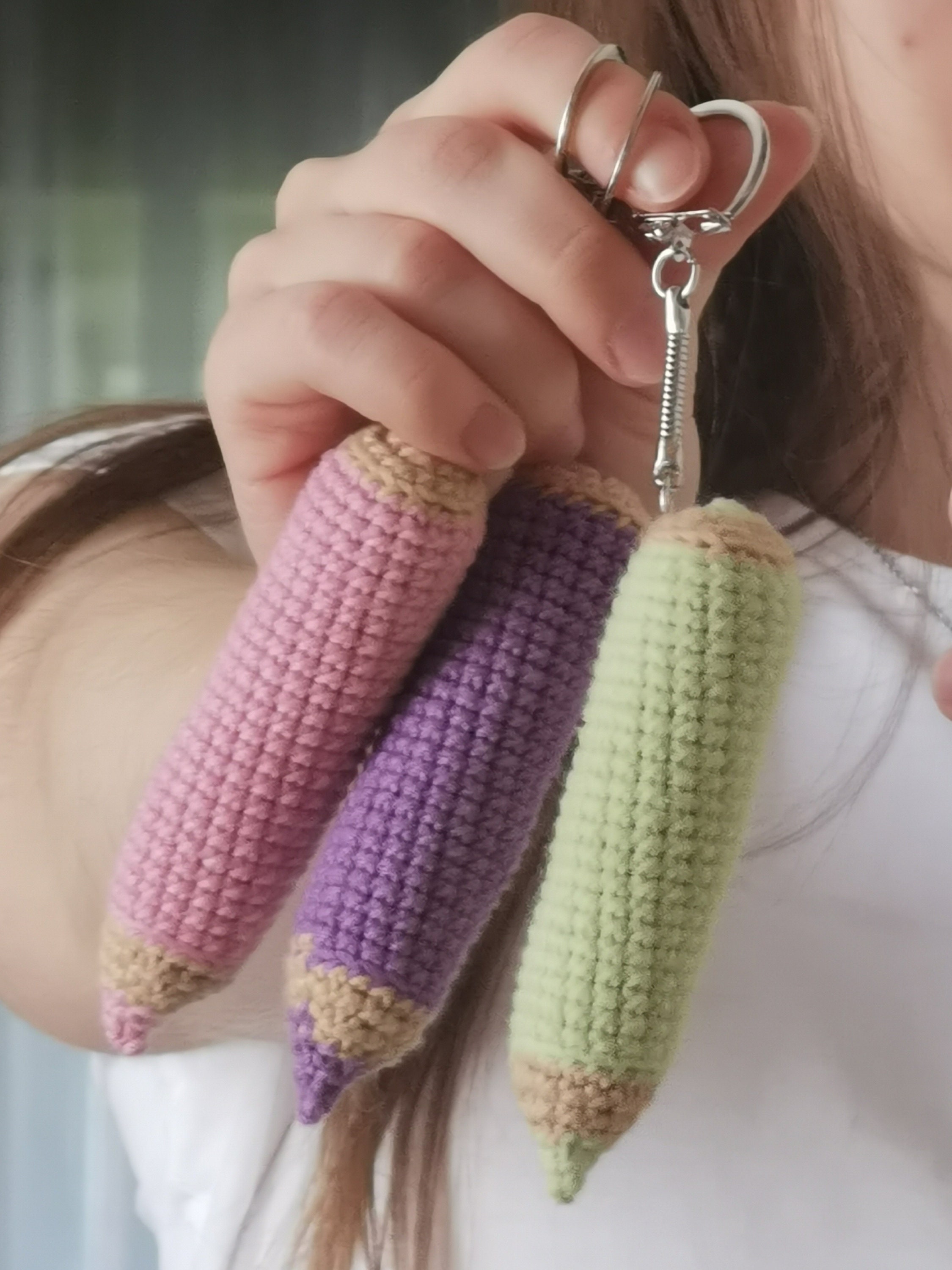 Easy Crochet Colored Pencil Pattern- Step-by-step Guide - Perfect Gift ...