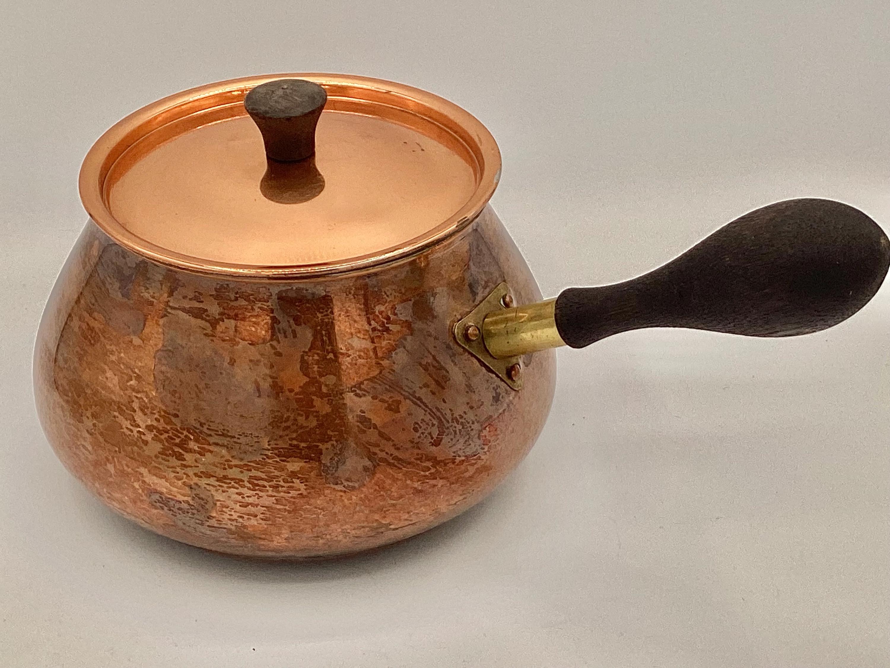Spring 7” Copper Saucepan Made in Switzerland - Etsy