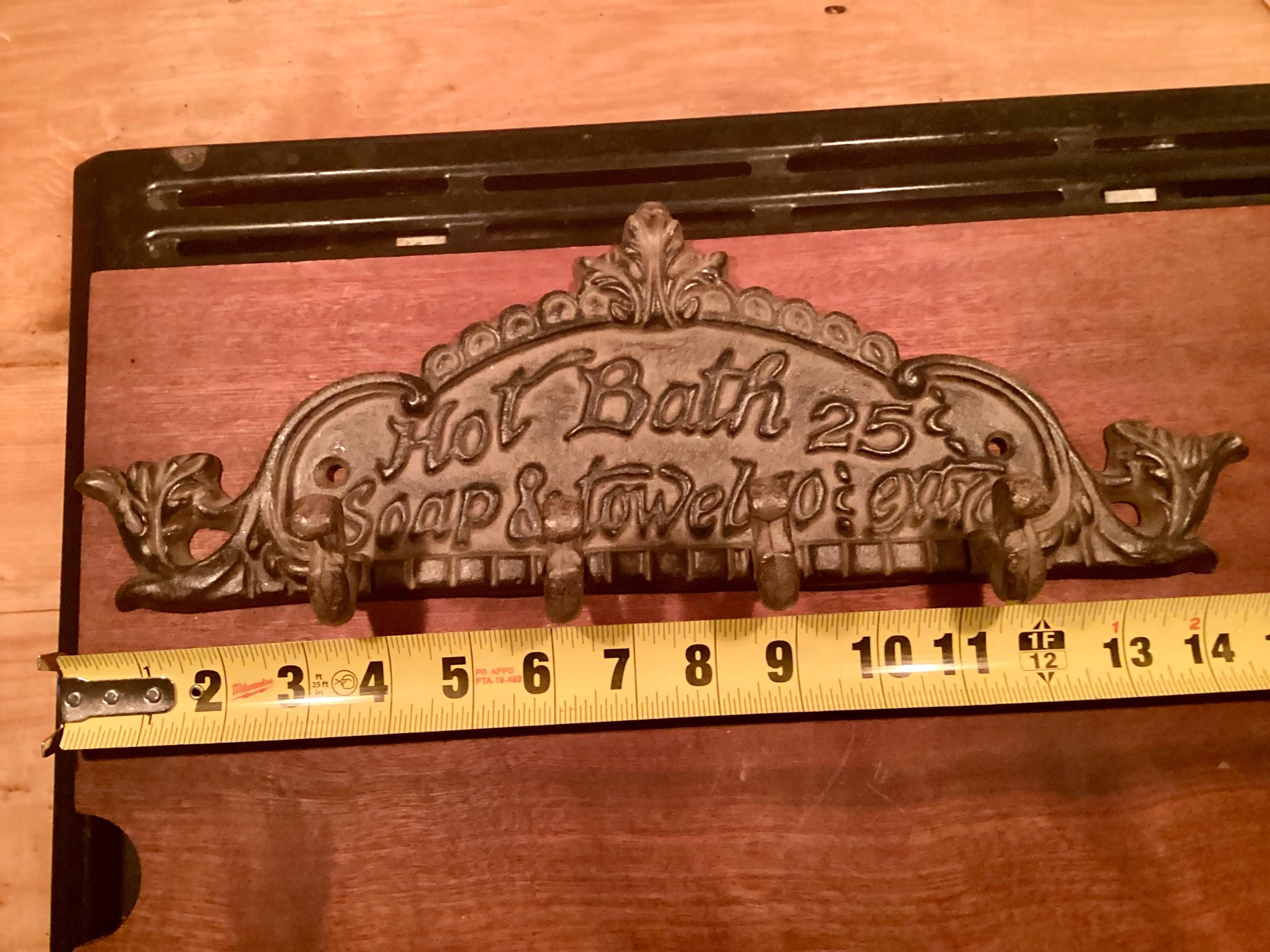 Wall Plaque Sign Cast Iron Home Office Bathroom Living Room Garden ...