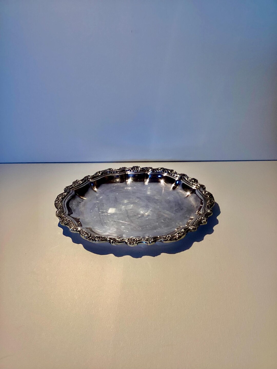 International Silverplate Platter Vintage Serving Dish Home Living ...