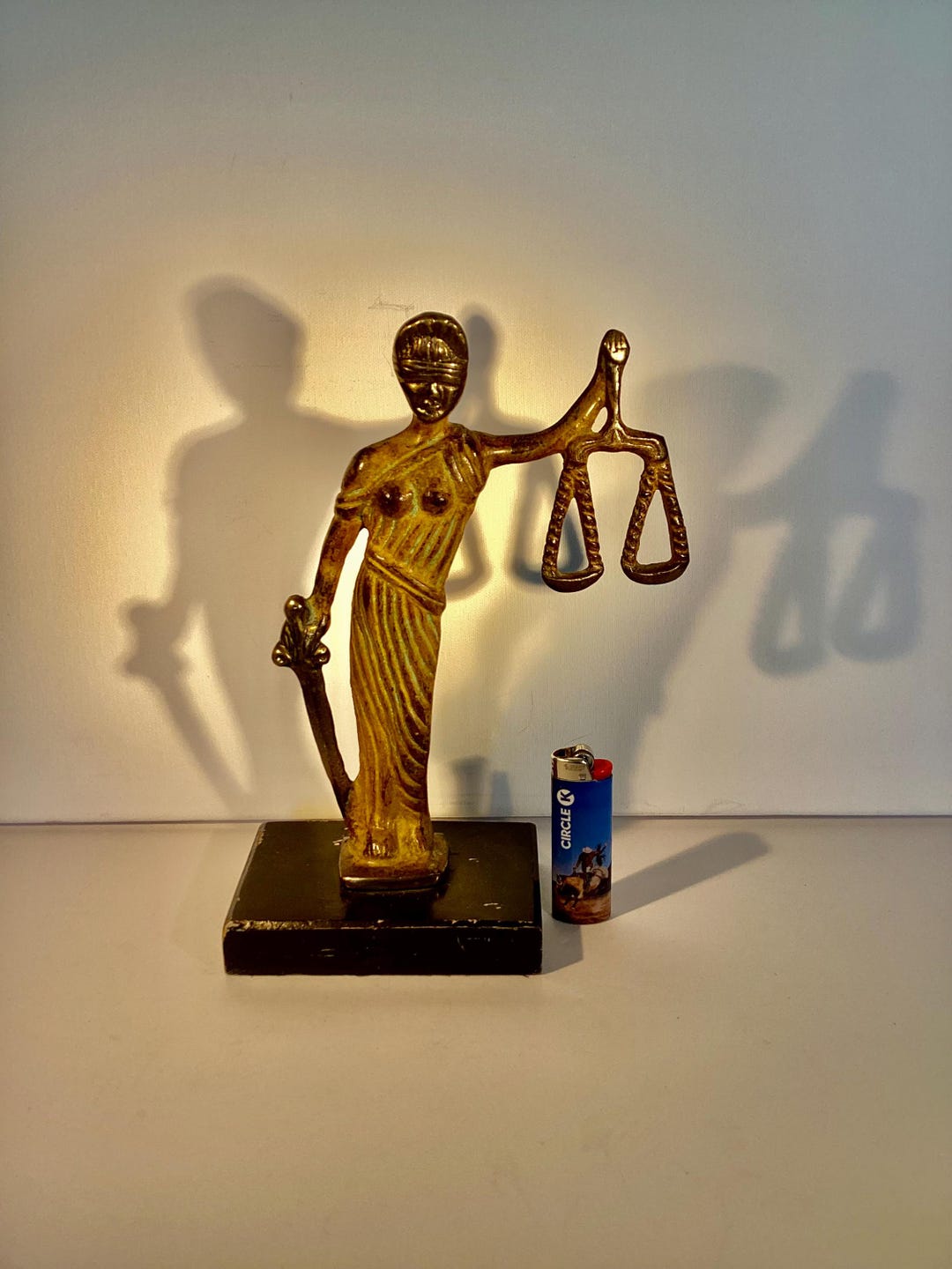 Vintage Blind Lady Justice Figurine - Etsy UK