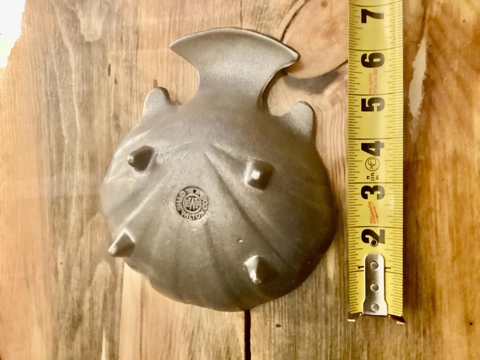 Pewter Seashell Bowl Home Bedroom Bathroom Beach Decor Jewelry Holder ...