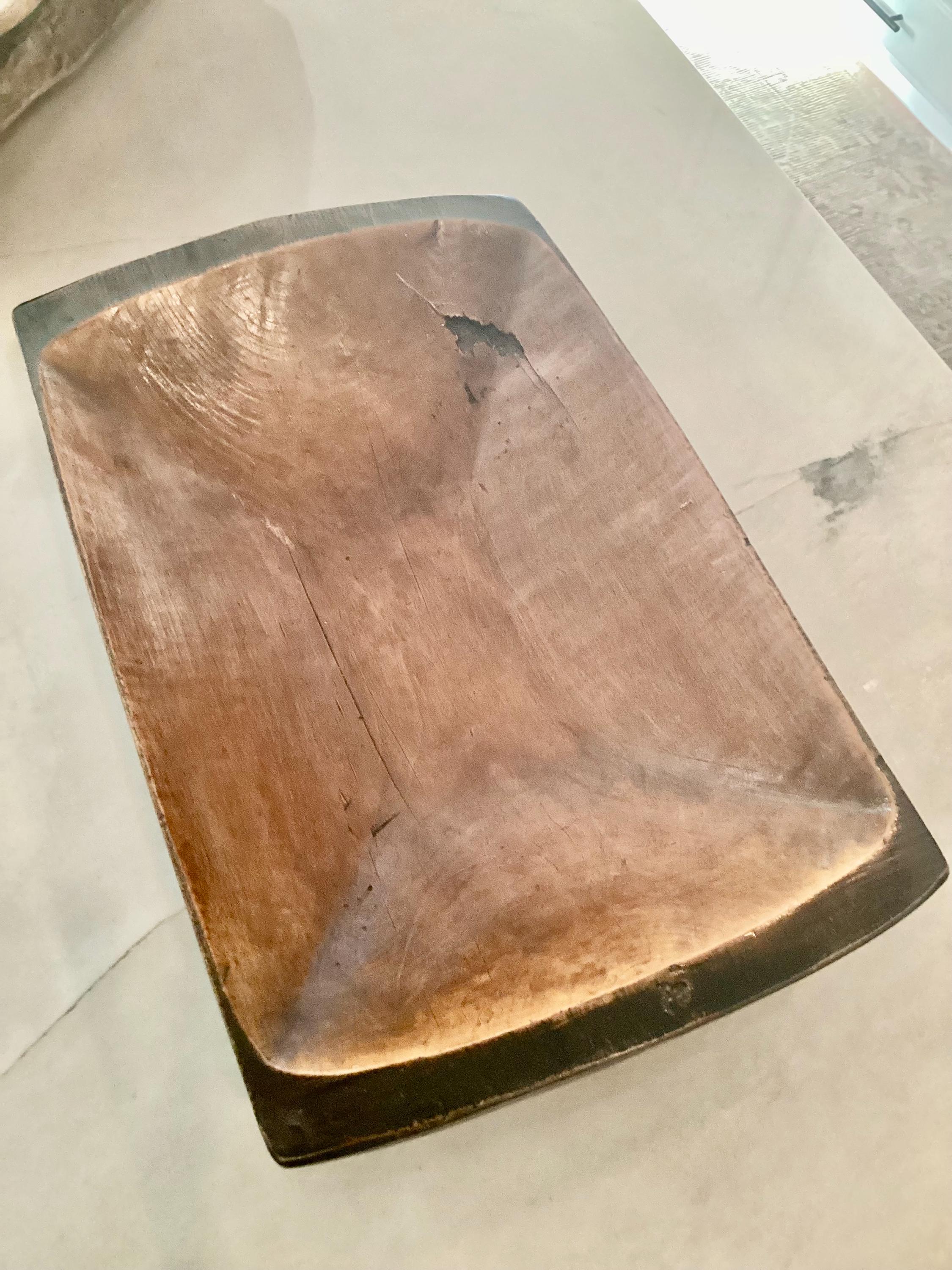 Treenware Rustic Centerpiece Bowl the Salem Collection Primitive Resin ...