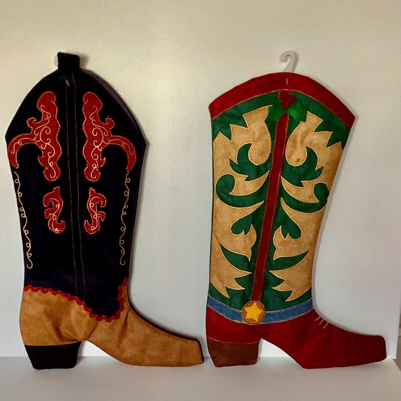 Cowboy Boot Stocking - Etsy