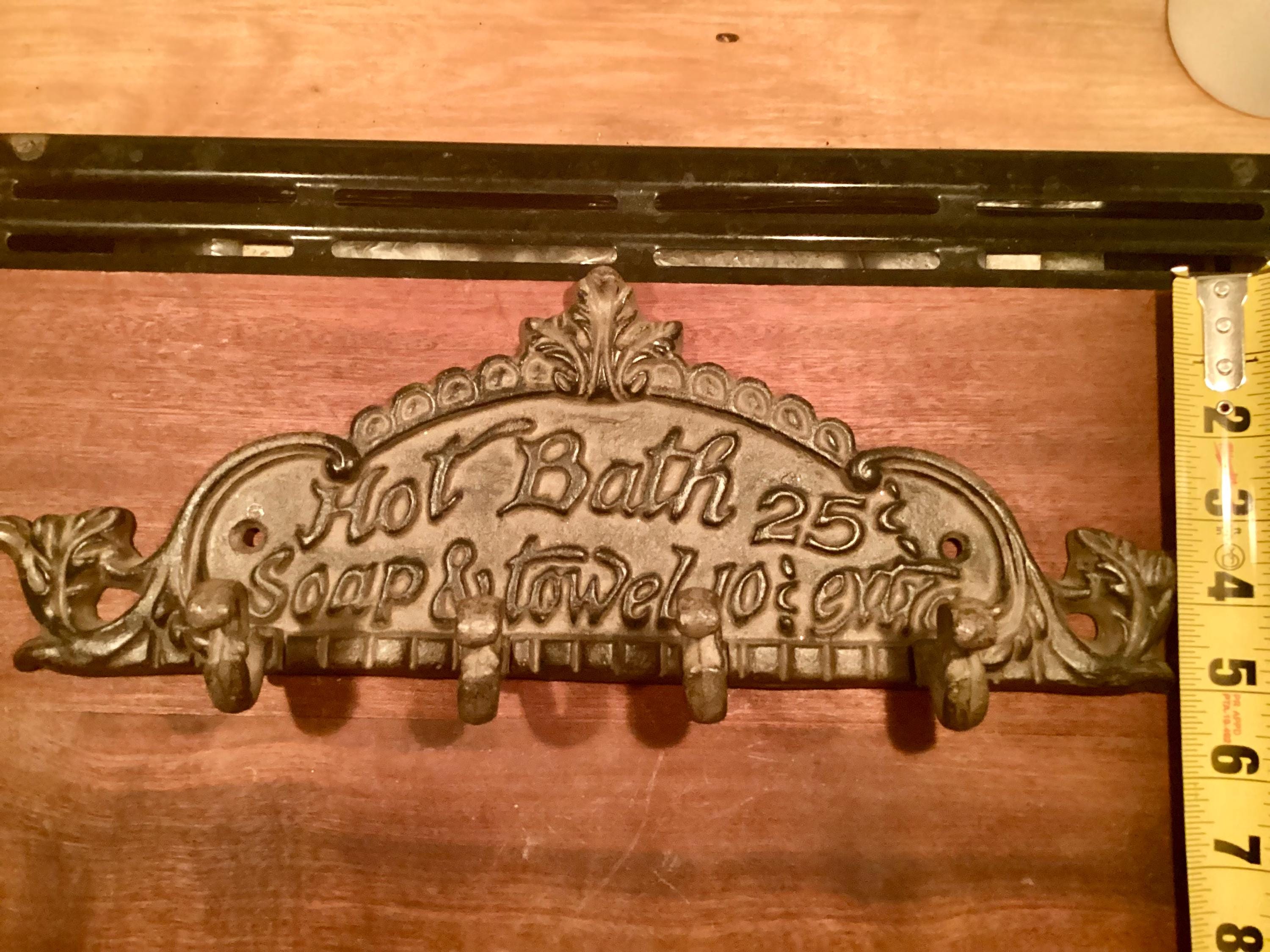 Wall Plaque Sign Cast Iron Home Office Bathroom Living Room Garden ...