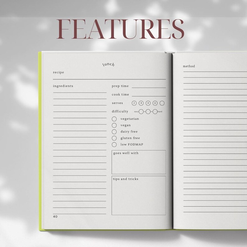 Custom Recipe Book: Personalized Family Cookbook - Etsy Australia