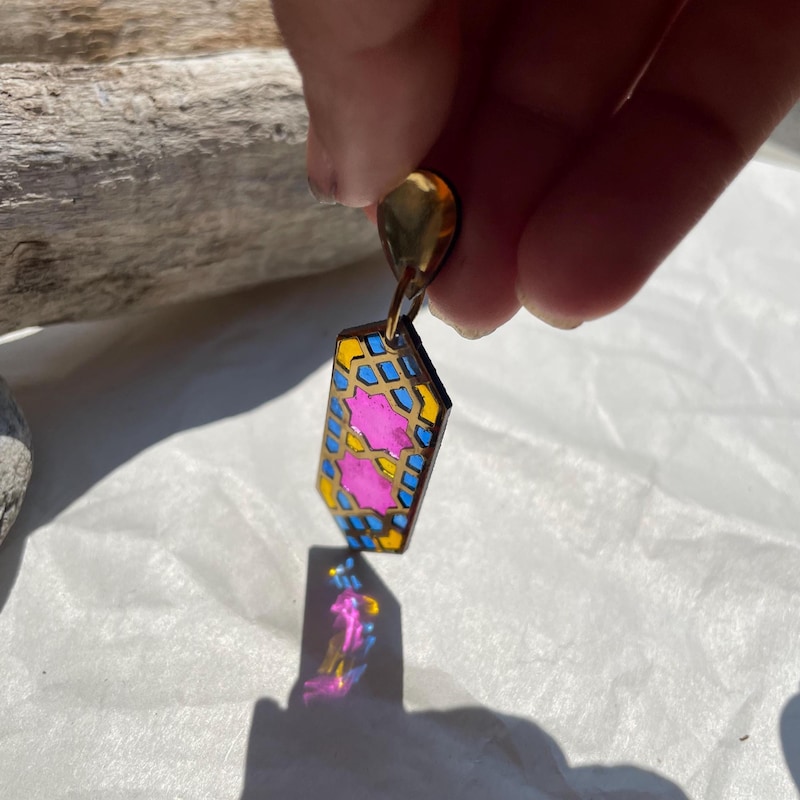 Persian Resin Earrings - Etsy