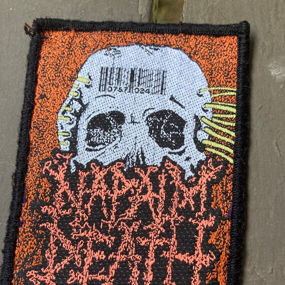 vintage 90's NAPALM DEATH patch / grindcore barcode w… - Gem