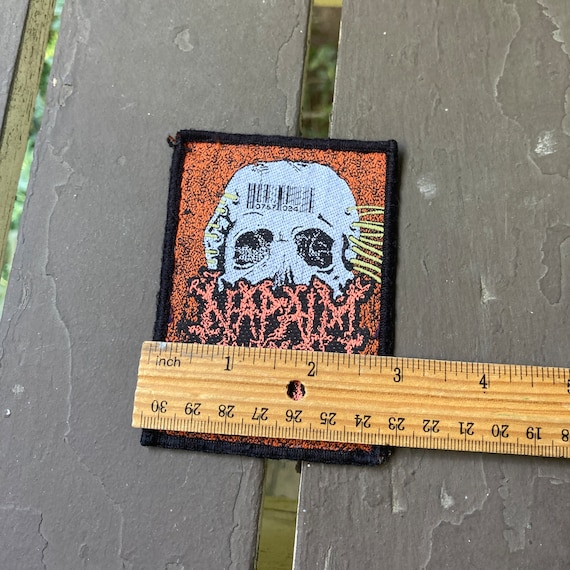 vintage 90's NAPALM DEATH patch / grindcore barcode w… - Gem