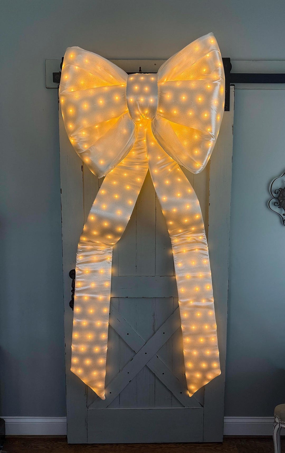 Giant LIGHT UP BOW Christmas Tree Topper or Event Show Stopper! - Etsy