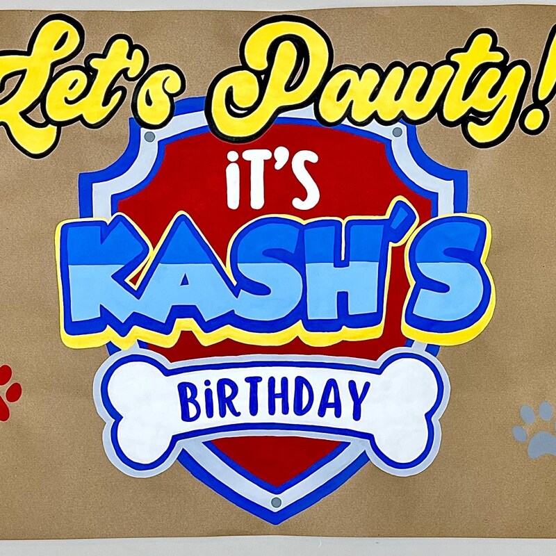 Paw Patrol Banner - Etsy