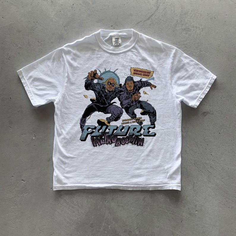 Future Metro Boomin Heroes and Villains Rap Hip Hop T-shirt Rap Graphic ...
