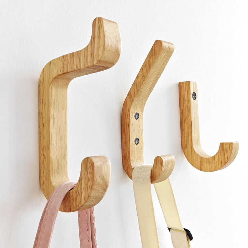 Kids Wall Hooks Oak - Etsy