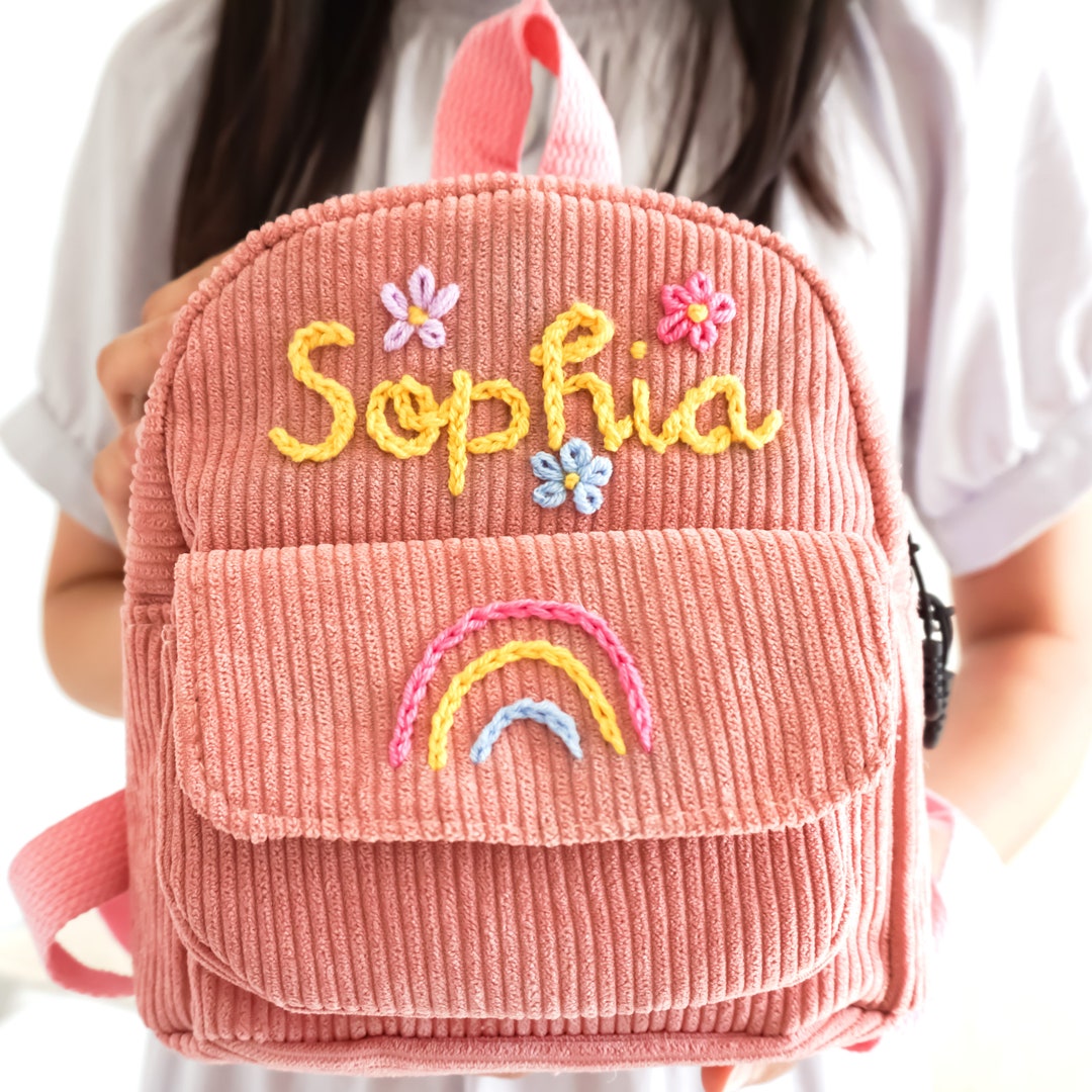 Custom Name Bag,kids Backpack, Letter Backpack Personalized Kids ...