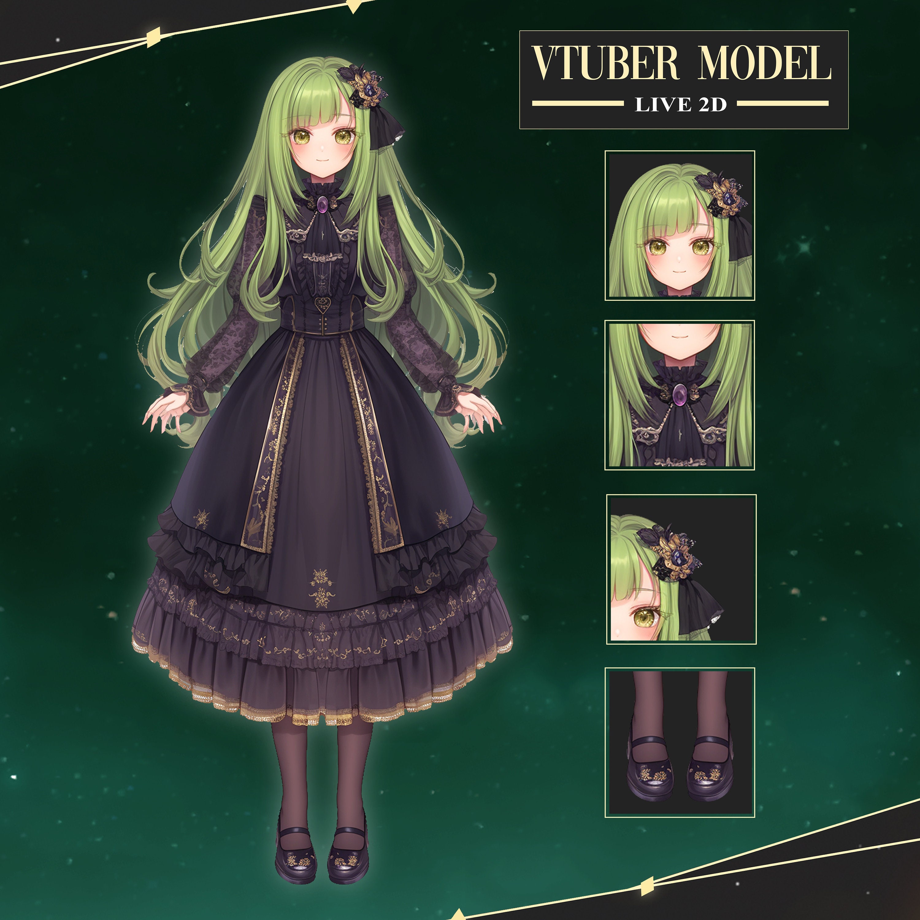 Custom Vtuber Model,vtuber,vtuber Model,vtuber Design,live2d Model ...