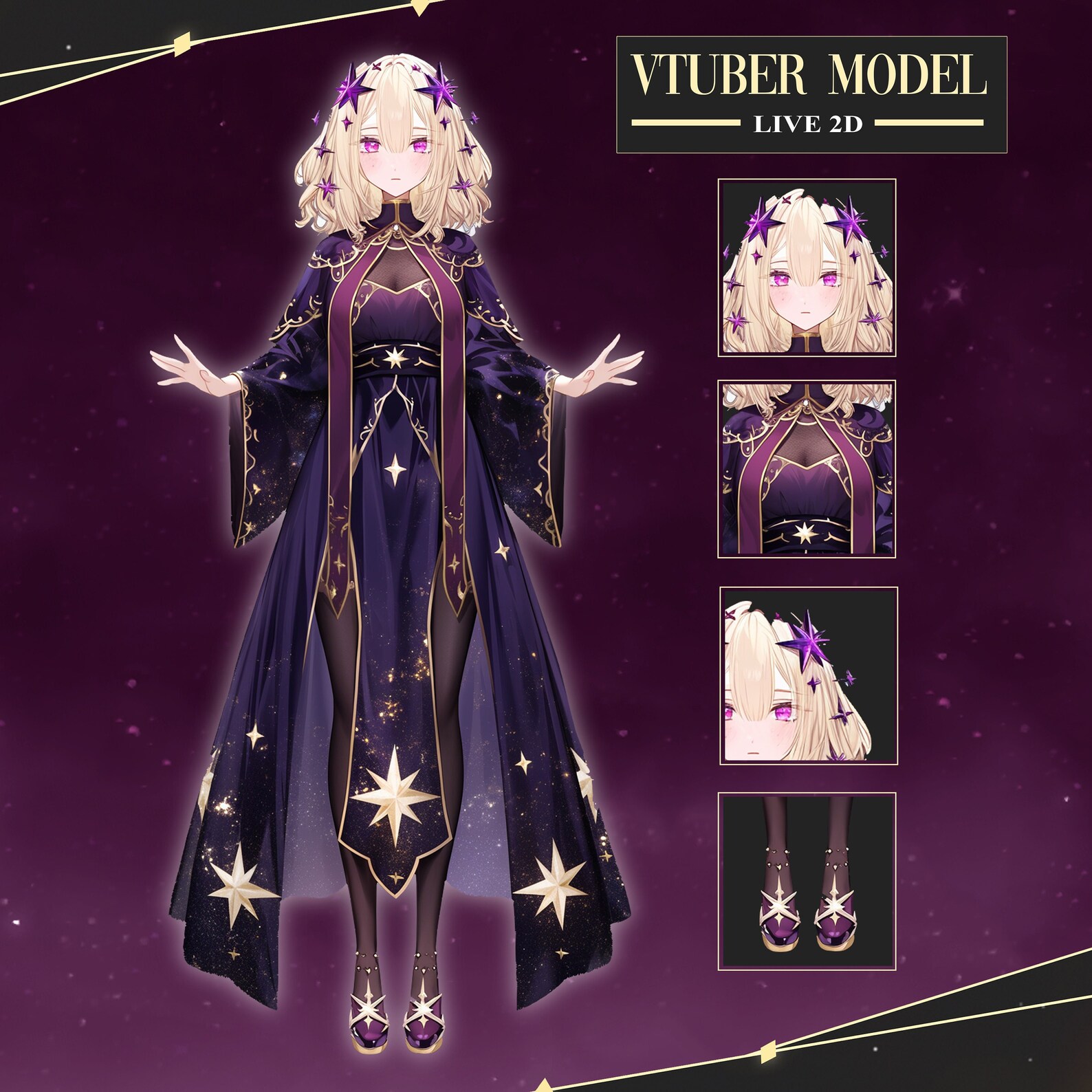 Vtuber Vtuber Model Custom Vtuber Model Vtuber Design Live2d Model ...