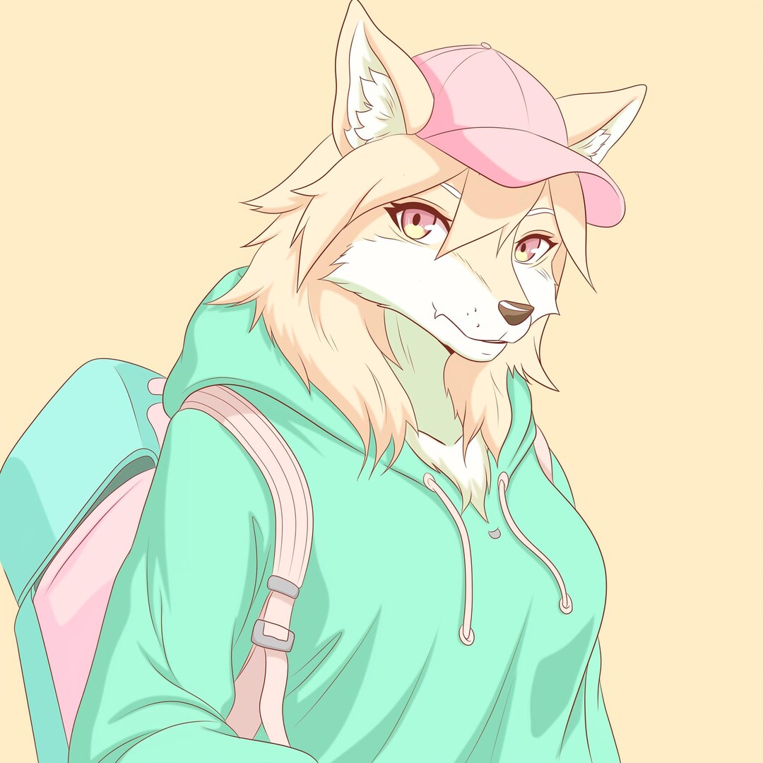 Custom Furry Art Commission, Anthro, Furry Avatar, Furry Icon, Furry ...