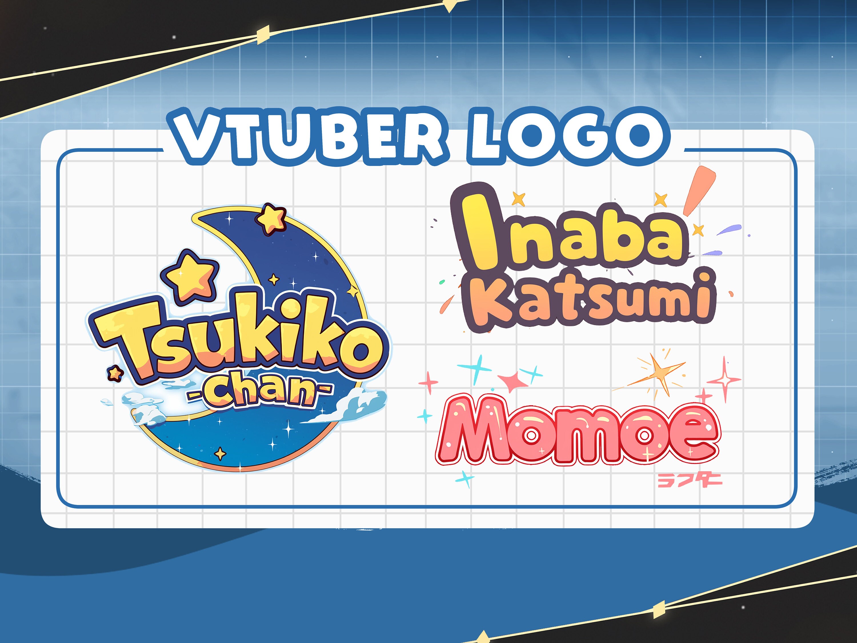 Custom Vtuber Logo,vtuber,vtuber Logo,logo Custom,vtuber Asset,twitch ...