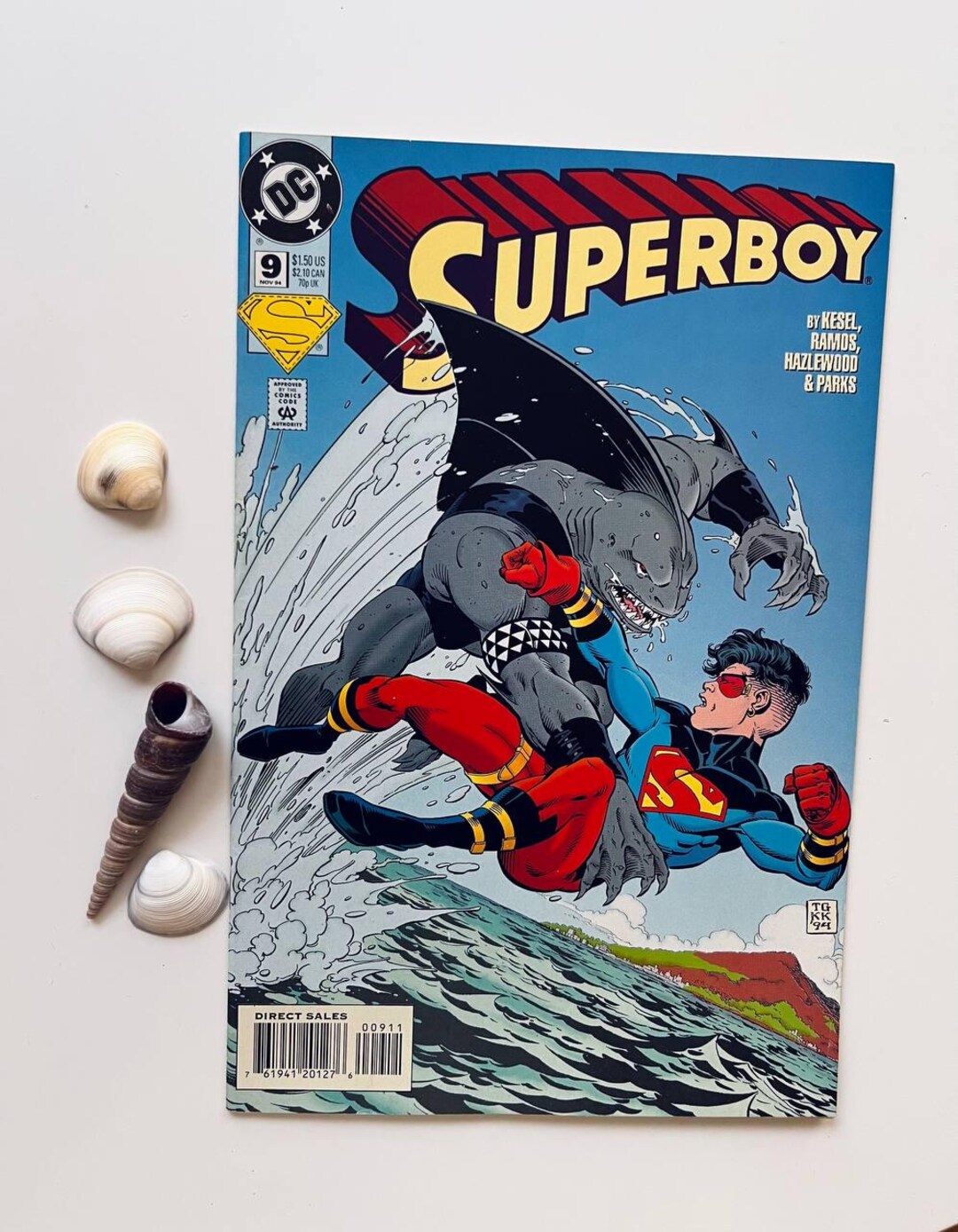 Superboy #9 (1st App of KING Shark!) - Vintage Comic Book 1994 DC - Etsy
