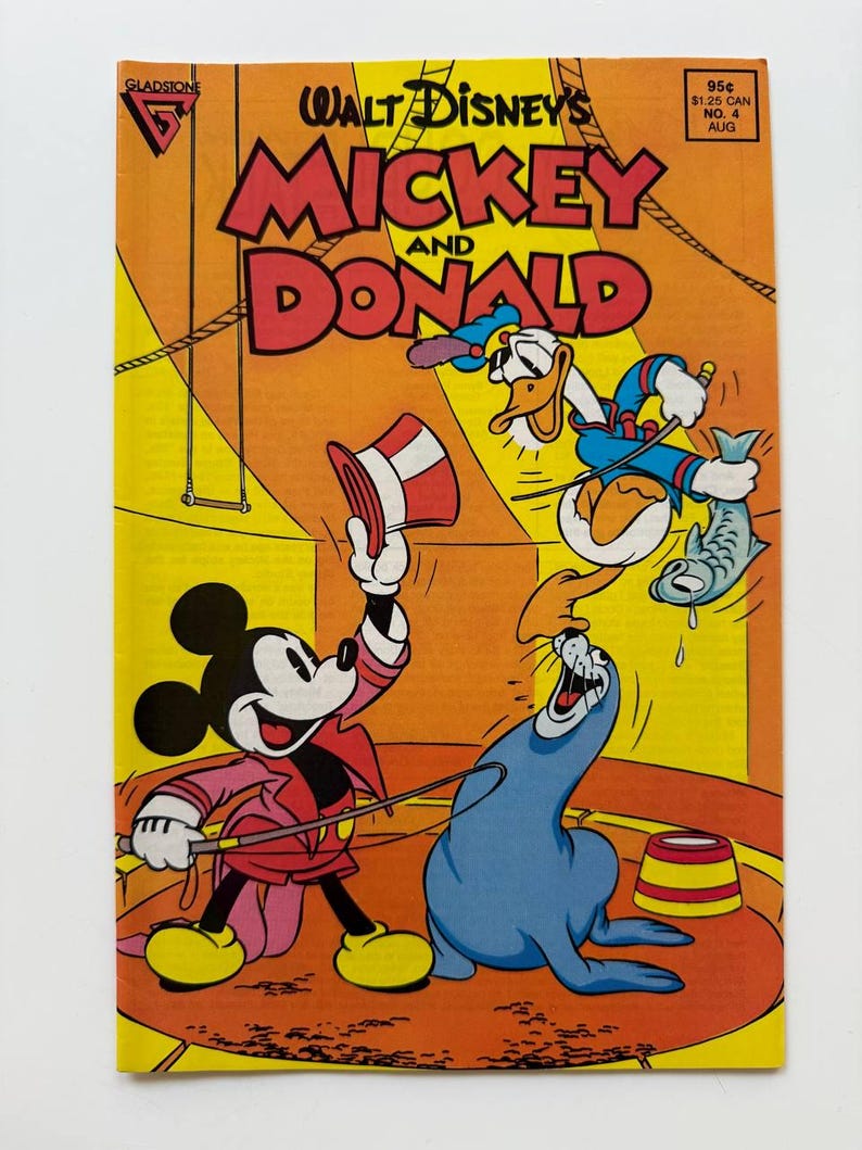 Vintage Mickey Mouse & Donald Duck Comic Books: 1988 Set of 3 - Etsy
