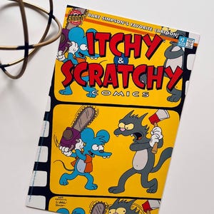 Itchy and Scratchy #1-2 | the Simpsons - Vintage Comic Book 1990s ...