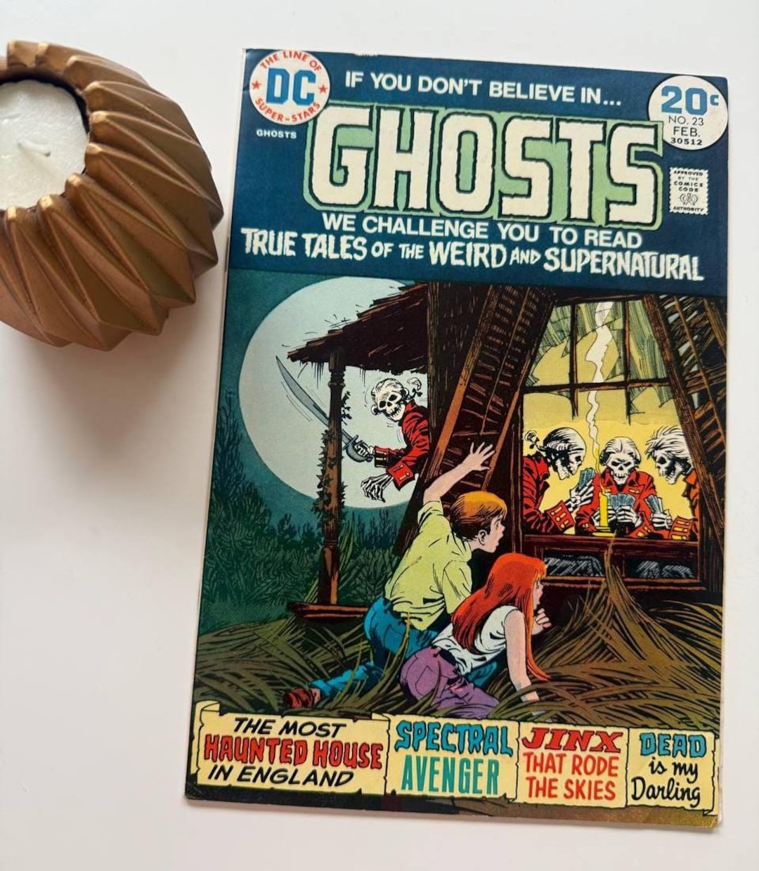 Vintage Ghosts Comic Book #23: 1974 Bronze Age Horror, Nick Cardy Cover ...