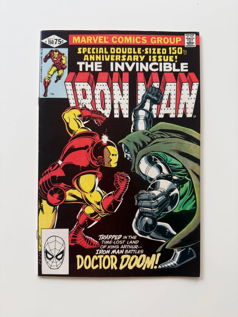 Iron Man #150 (1981 ) Vs Doctor Doom - Rare Comic Book | Romita - Etsy
