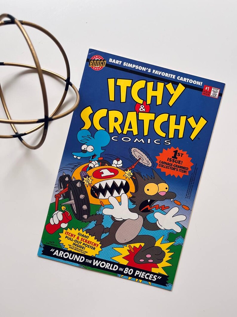 Itchy and Scratchy #1-2 | the Simpsons - Vintage Comic Book 1990s ...