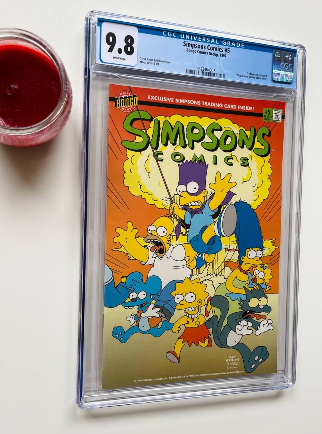 SIMPSONS Comics #5 CGC 9.8 - Collector's Vintage Comic Book 1994 ...