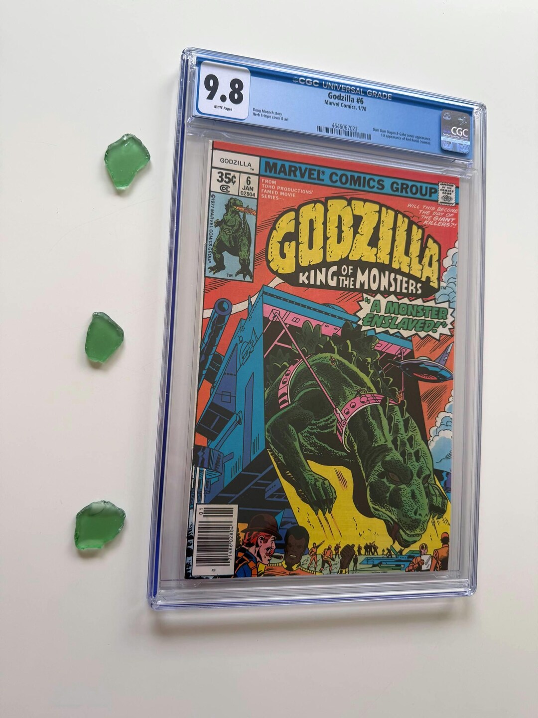 Godzilla #6 CGC 9.8 - Comic Book 1978 | 1st App of Red Ronin - Etsy