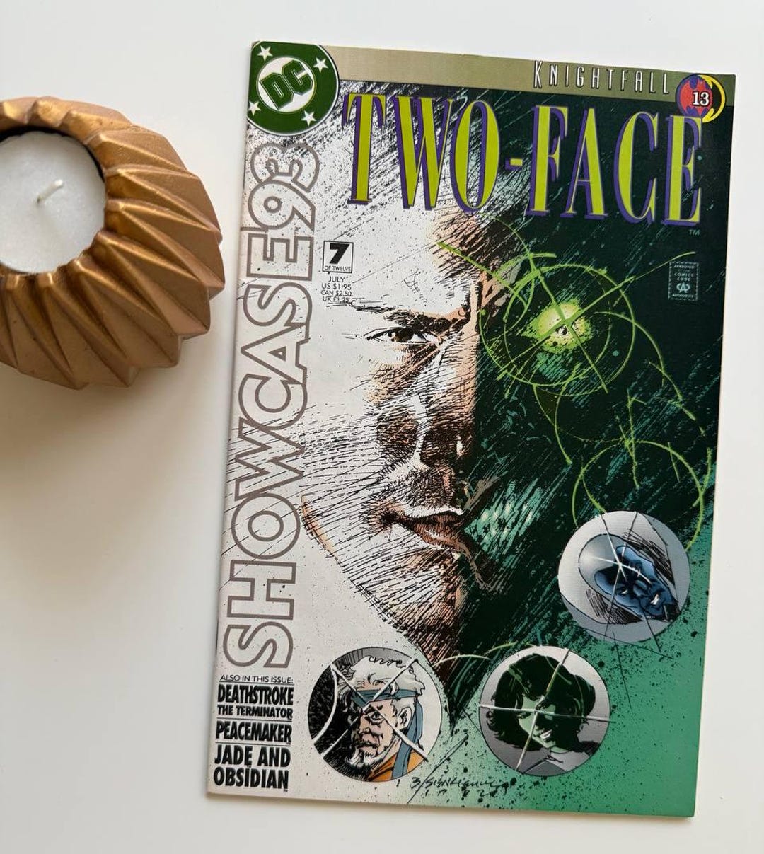 Showcase 93 #7 | Two-face & Batman - Vintage Comic Book 1993 DC ...