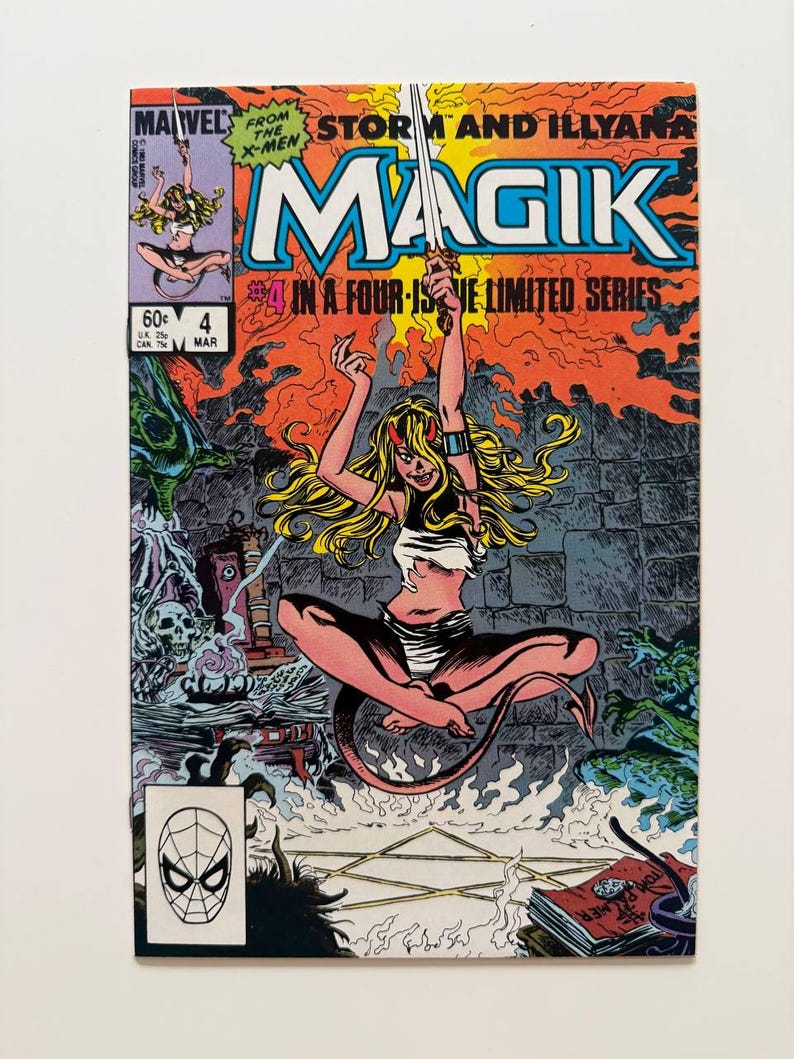 Magik #4: Darkchild Transformation - Key X-men Comic (1984 NM) Llyana ...