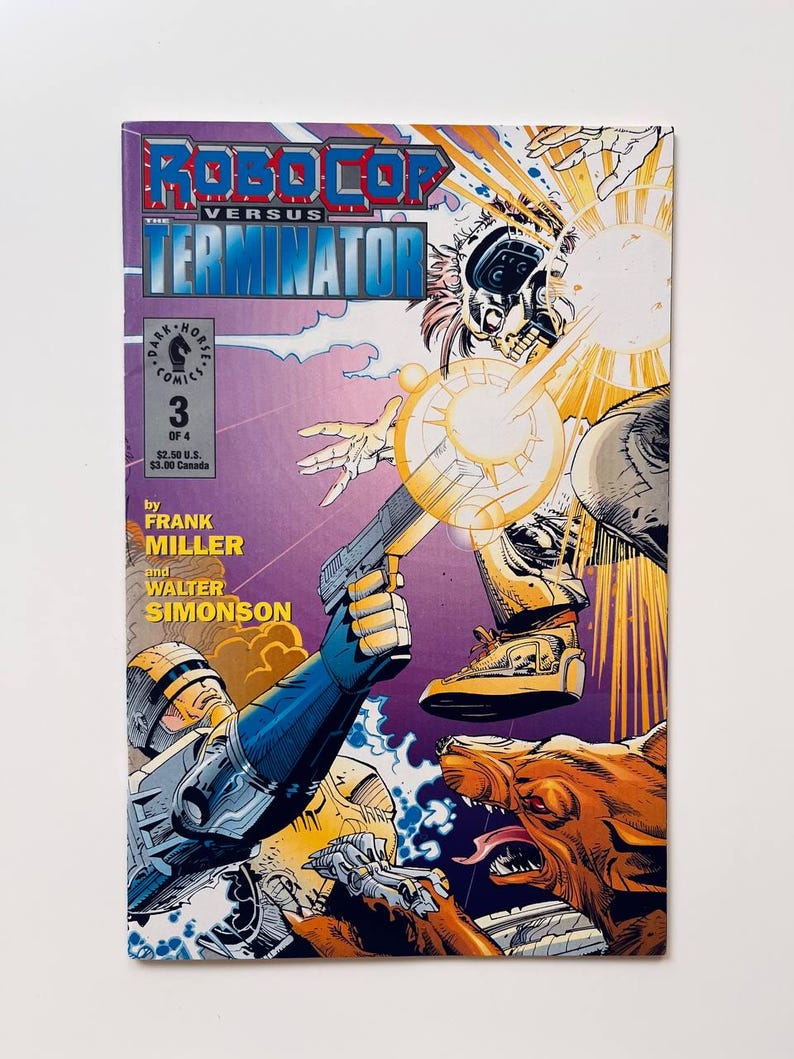 Robocop Vs. Terminator #3 (frank Miller) - Vintage Comic Book 1990s - Etsy