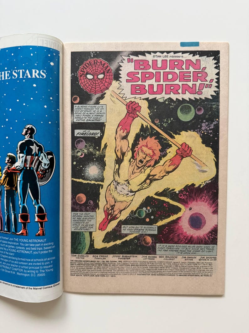 Amazing Spider-man #269 (1985) Newsstand | Vs Firelord | Black Suit ...