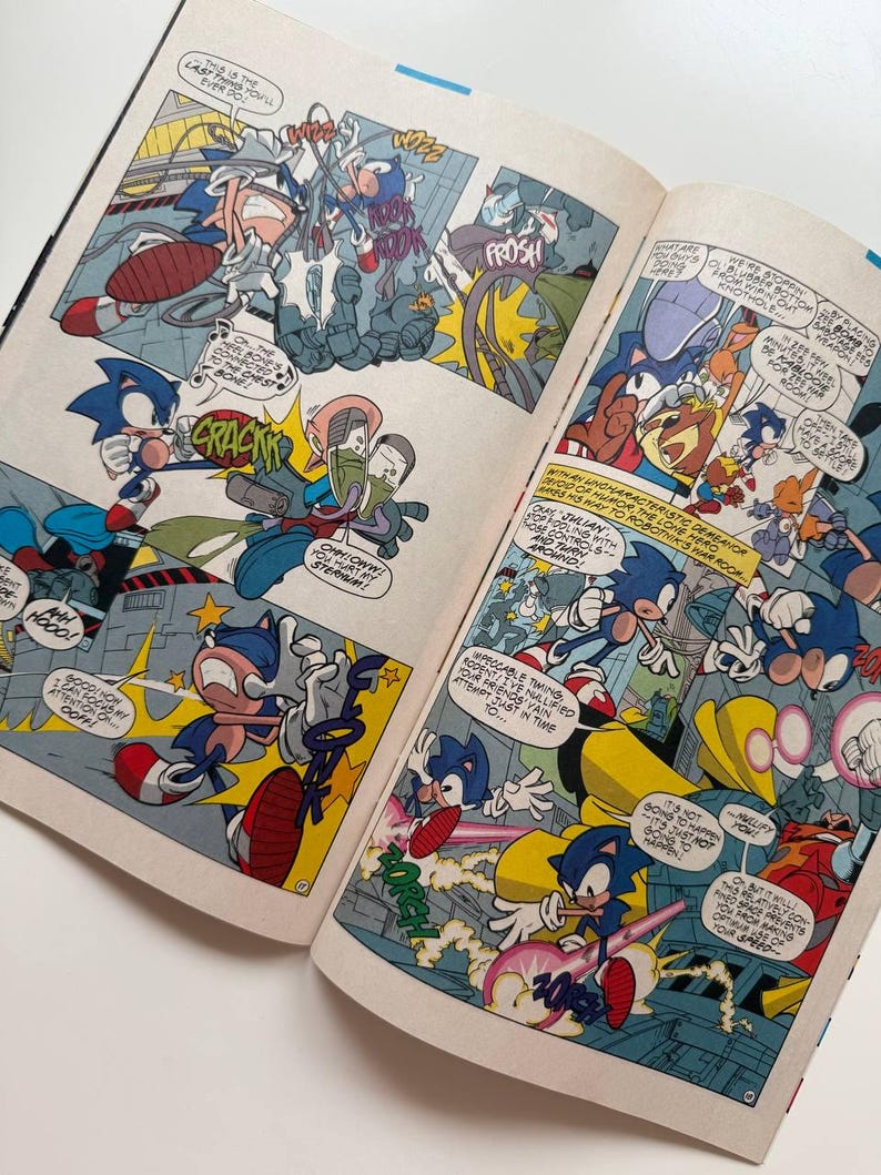 Sonic the Hedgehog #50 Comic Book (1997) - Endgame Arc, Direct Edition ...