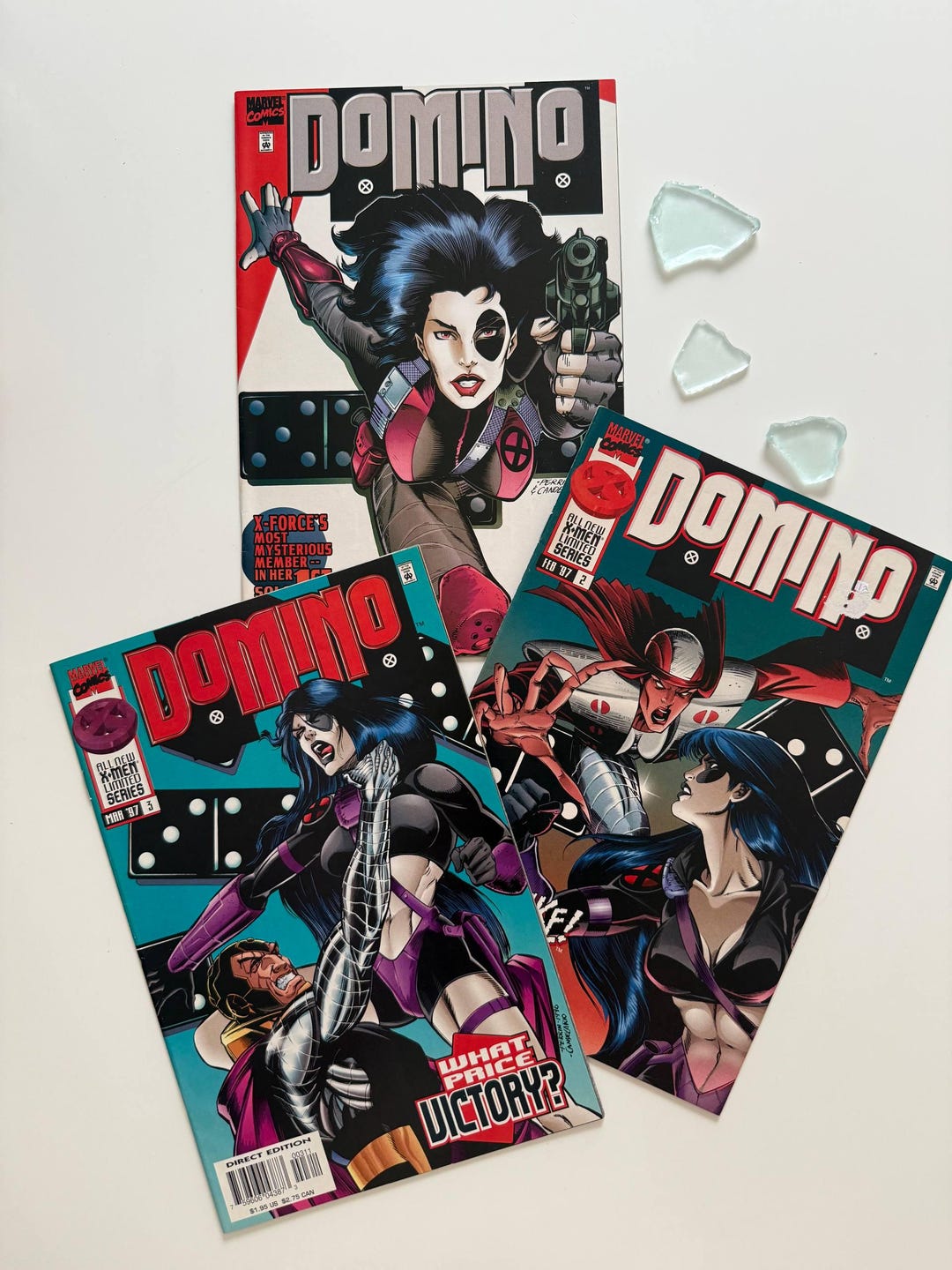 Domino #1–3 (1997) Complete Set | X-force Spin-off | Lady Deathstrike ...