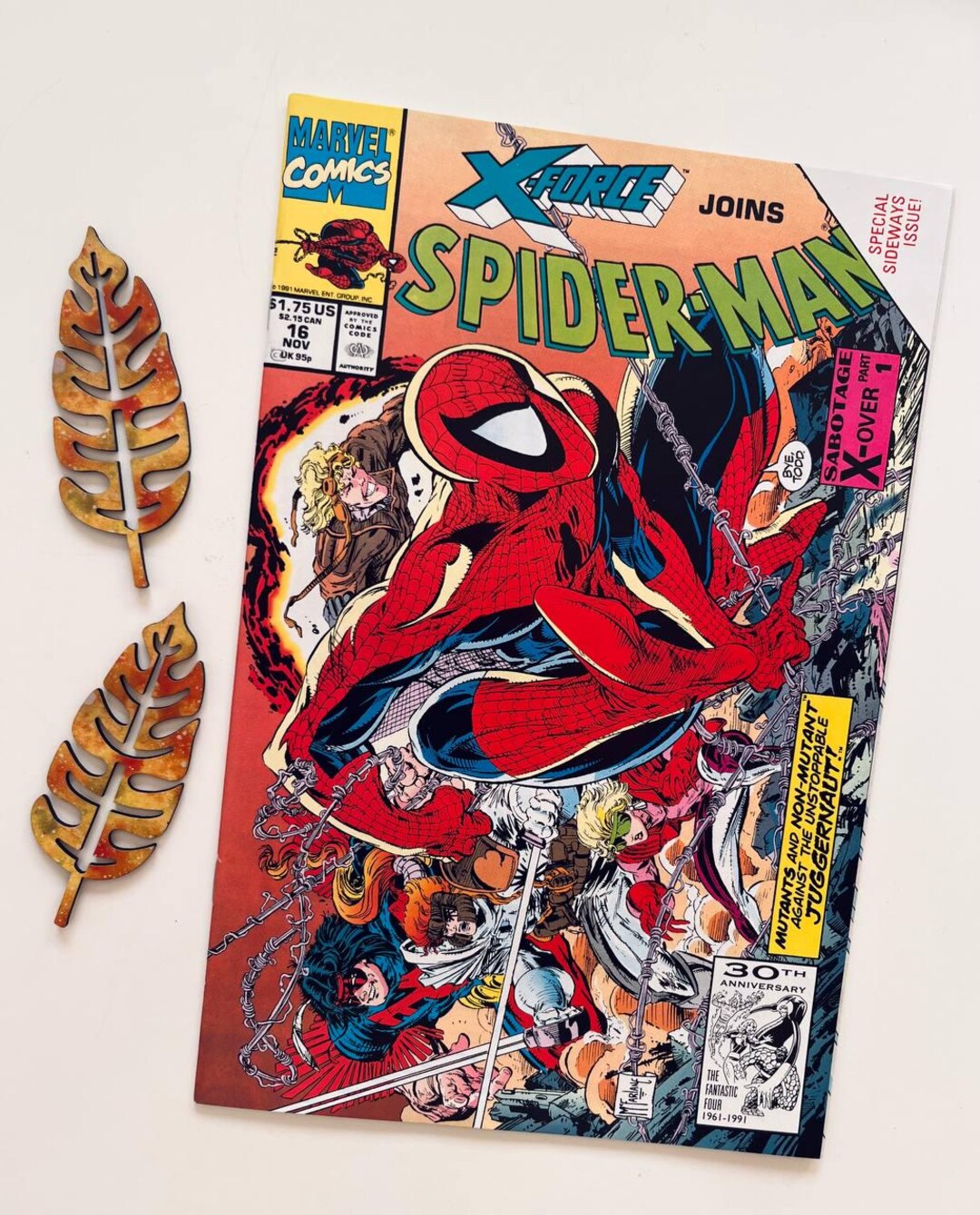 X-force Joins Spider-man #16 - Vintage Comic Book 1991 Marvel - Etsy