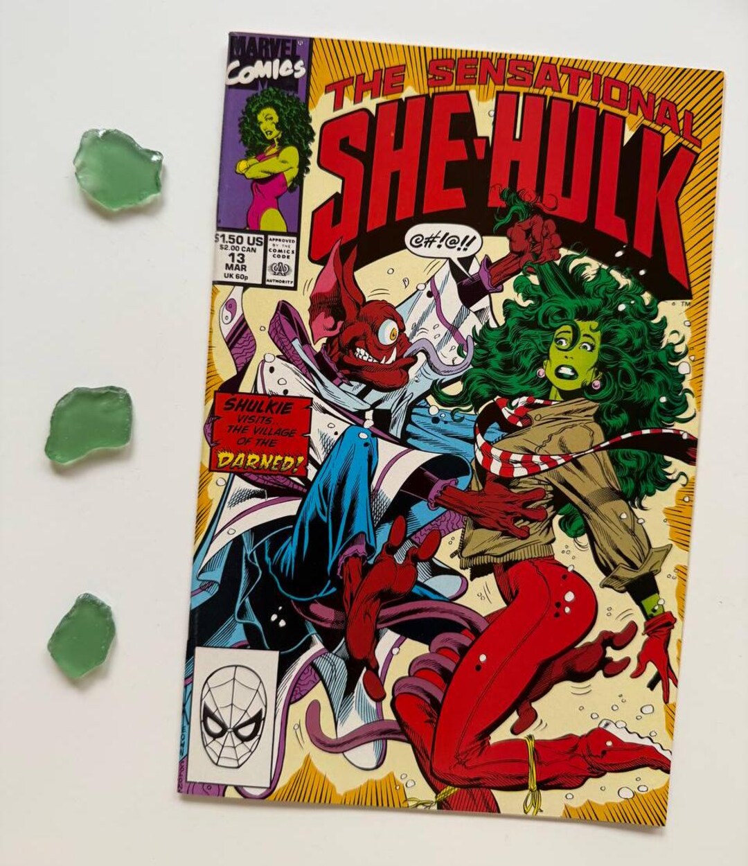 Sensational She-hulk #13 (1990): Howard the Duck Team-up Comic Book - Etsy