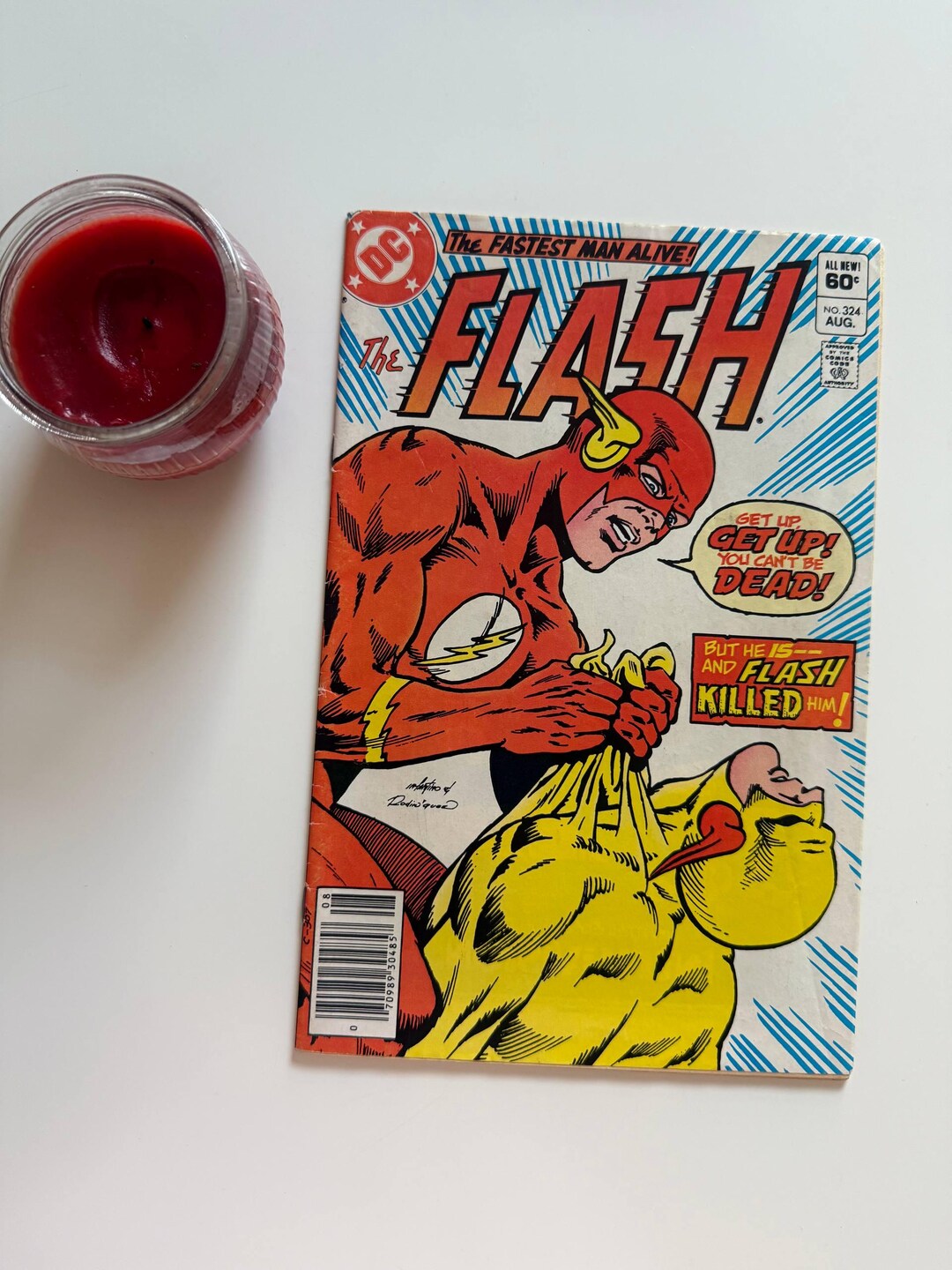 The Flash #324 | Death of Reverse-flash - Vintage Comic Book 1983 | DC ...